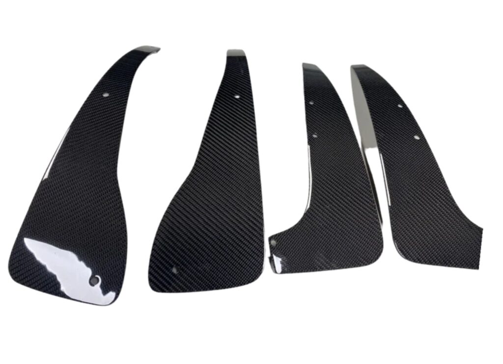 2021-2023 DODGE CHARGER WIDE BODY DOUBLE SIDED CARBON FIBER MUD FLAPS ...